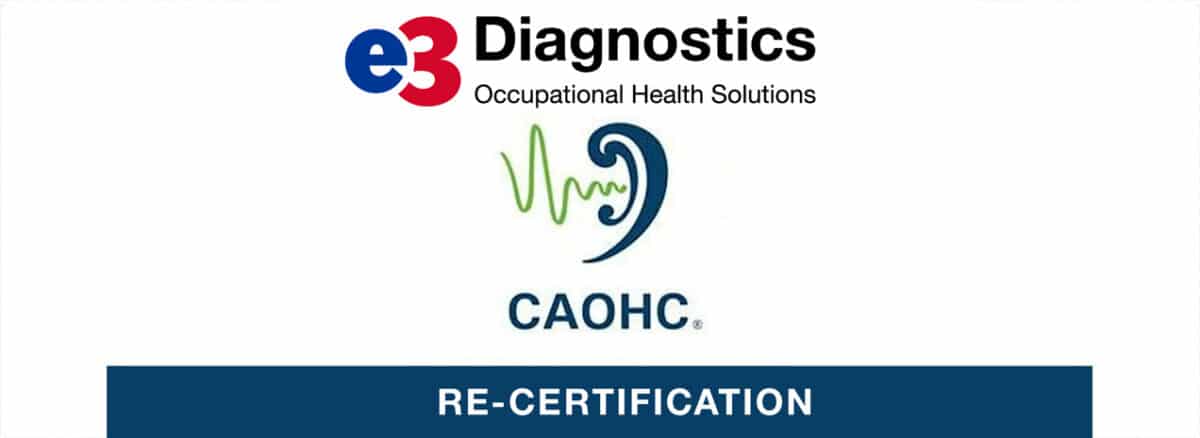 Certification & Courses - E3 Occupational Health